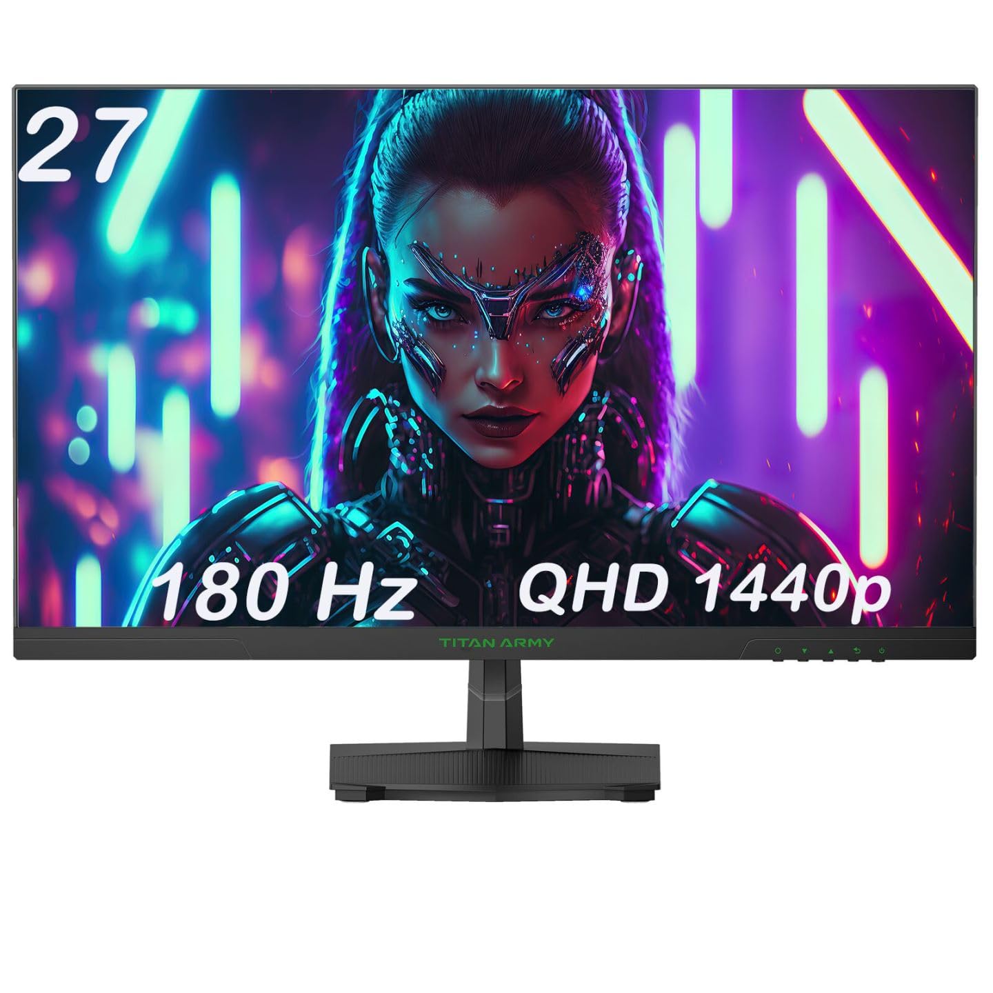 Snapklik.com : 2K QHD Monitor, 27 Inch 180Hz 1440p Gaming Monitor, Fast ...