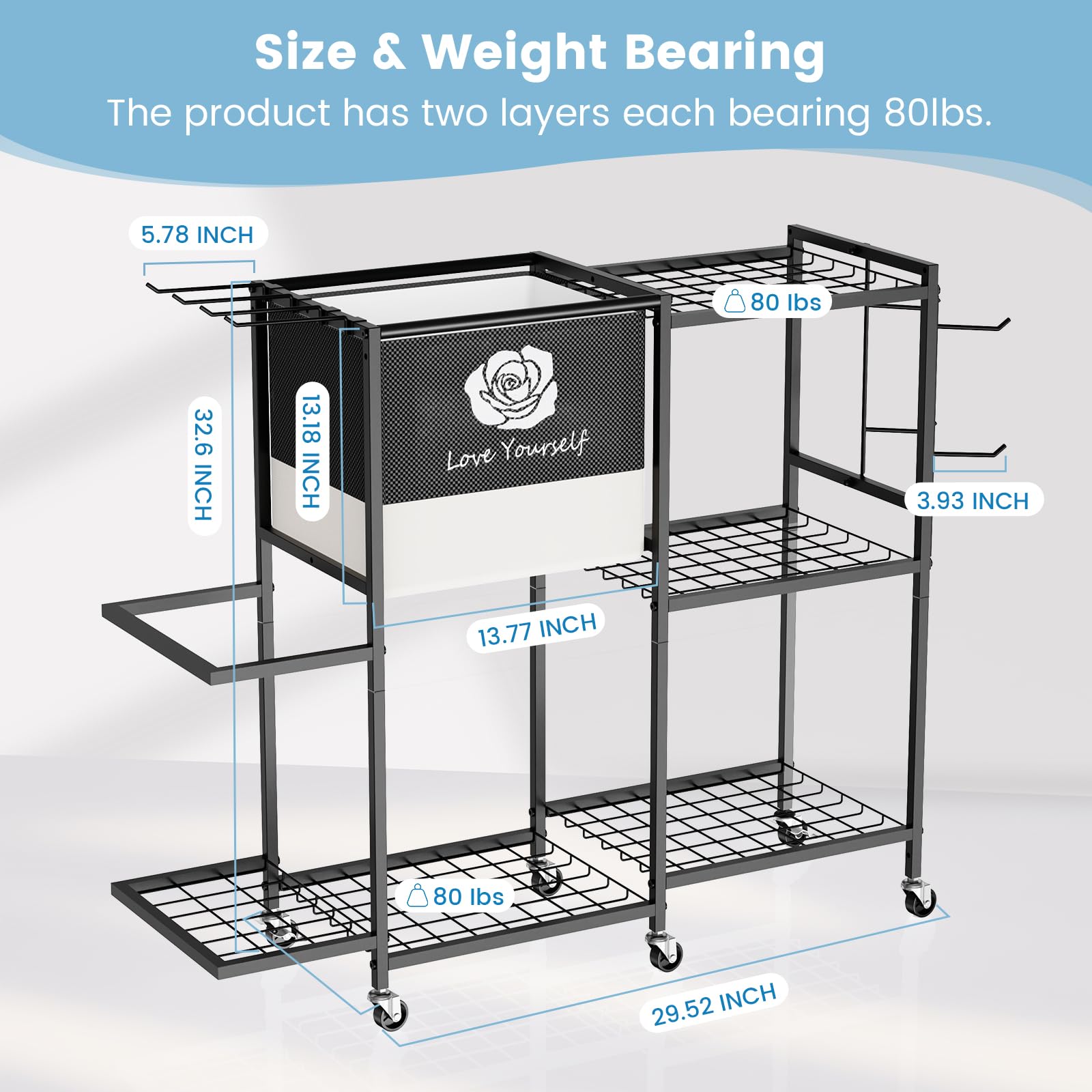 Snapklik.com : Yoga Mat Storage RackHome Gym Storage Rack Gym Workout ...