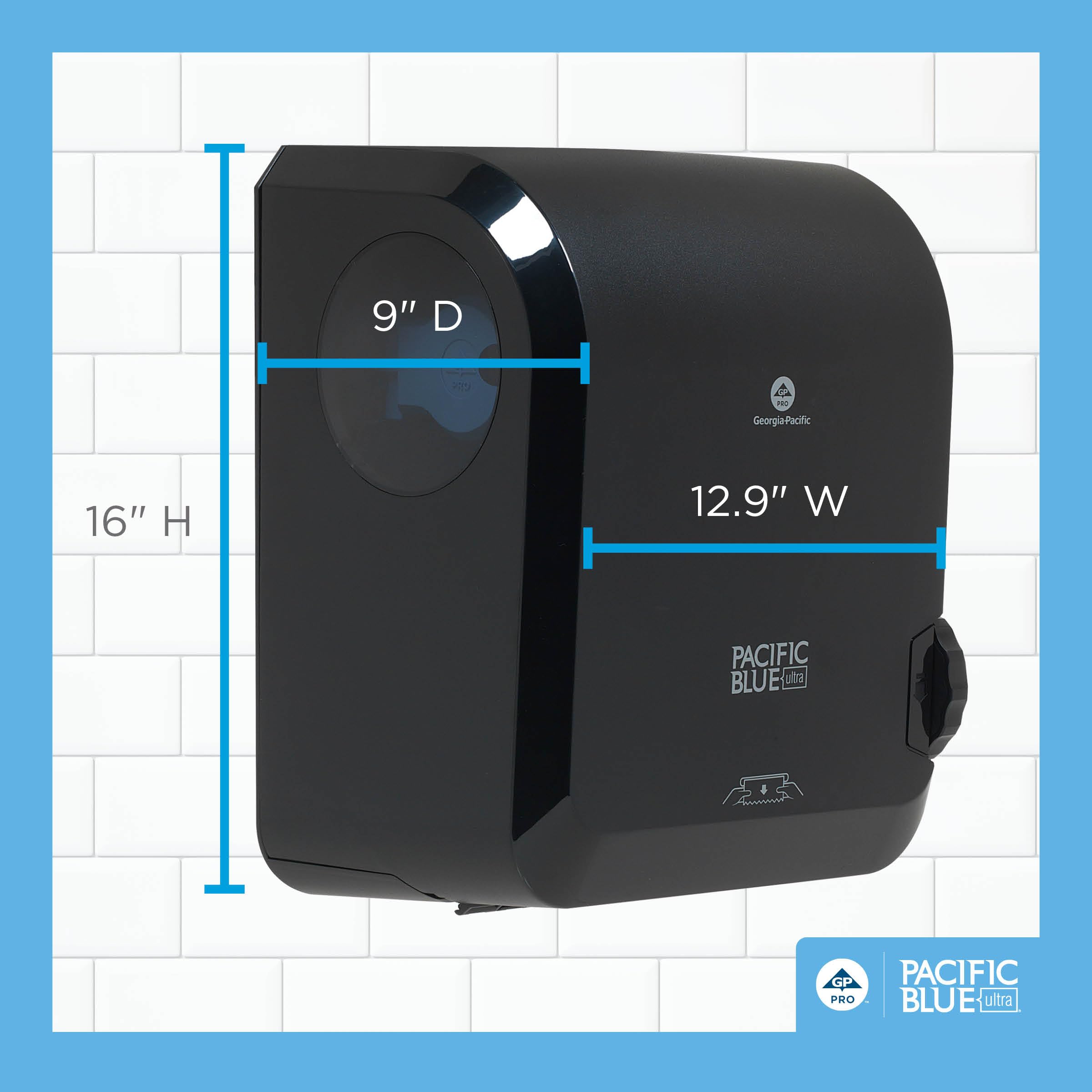 Snapklik.com : Georgia-Pacific Pacific Blue Ultra 8" High-Capacity ...