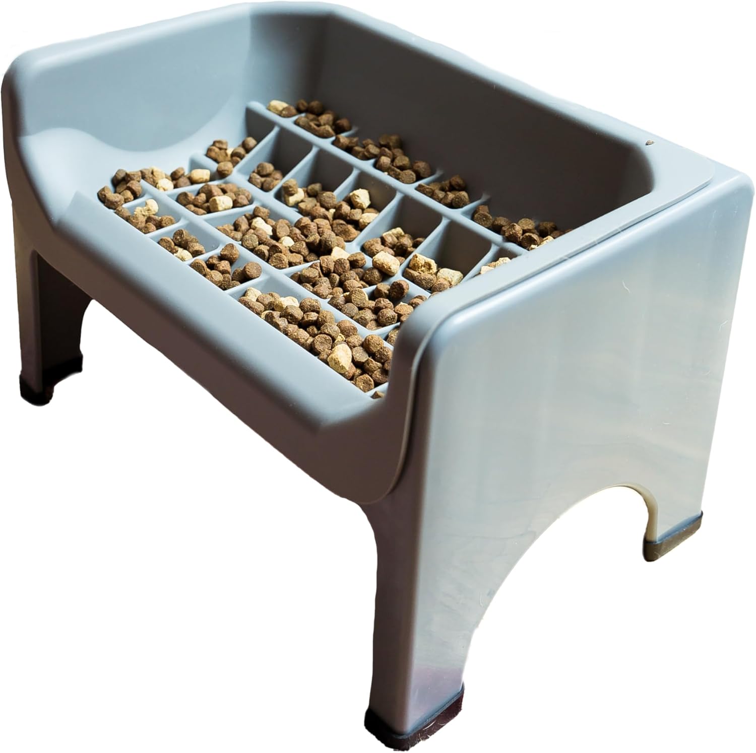 Amazon.com : Fluff Trough XL Binge Blocker – Elevated Slow Feeder Dog ...