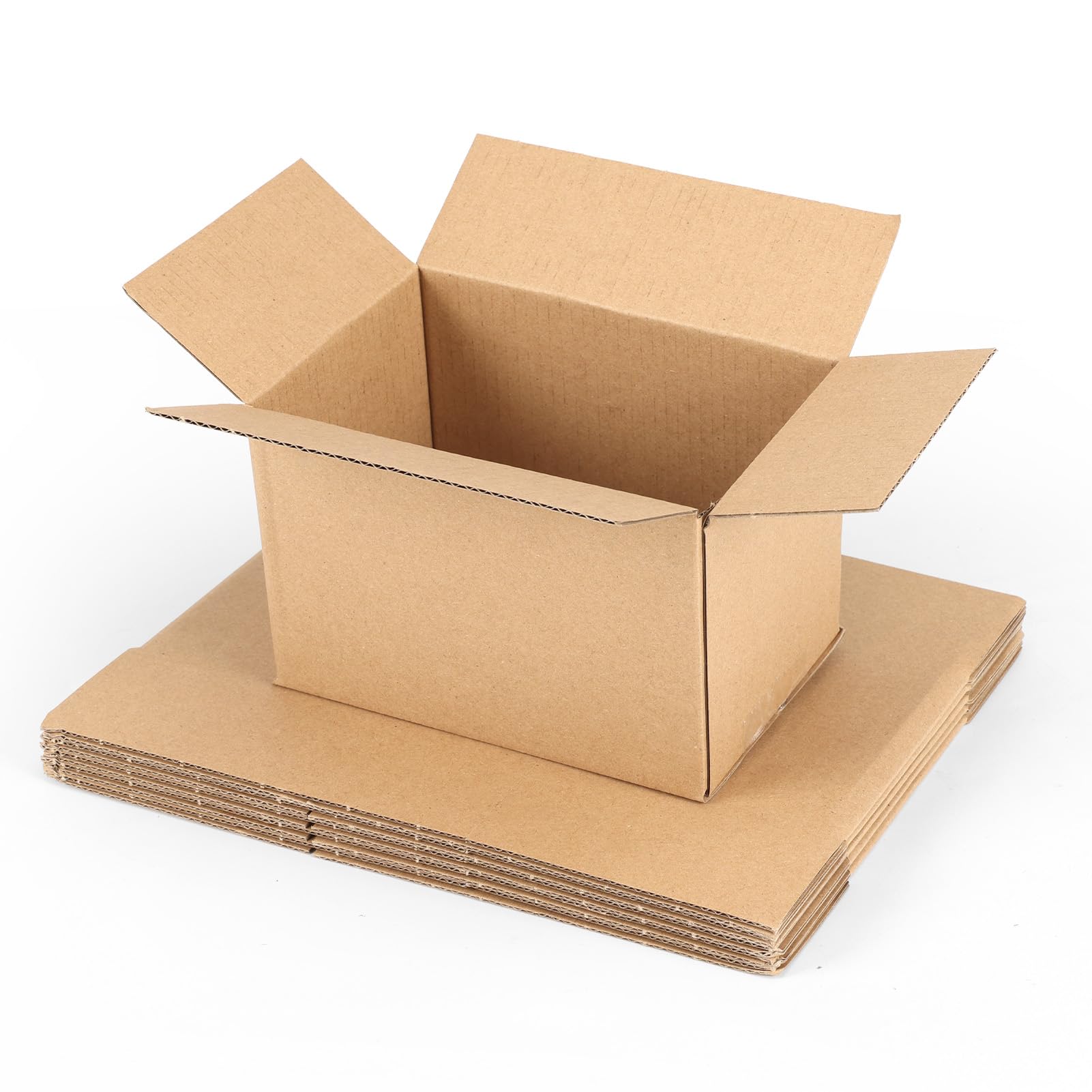 Amazon.com: ZBEIVAN Shipping Boxes Mailers 6x4x4 inches Corrugated ...