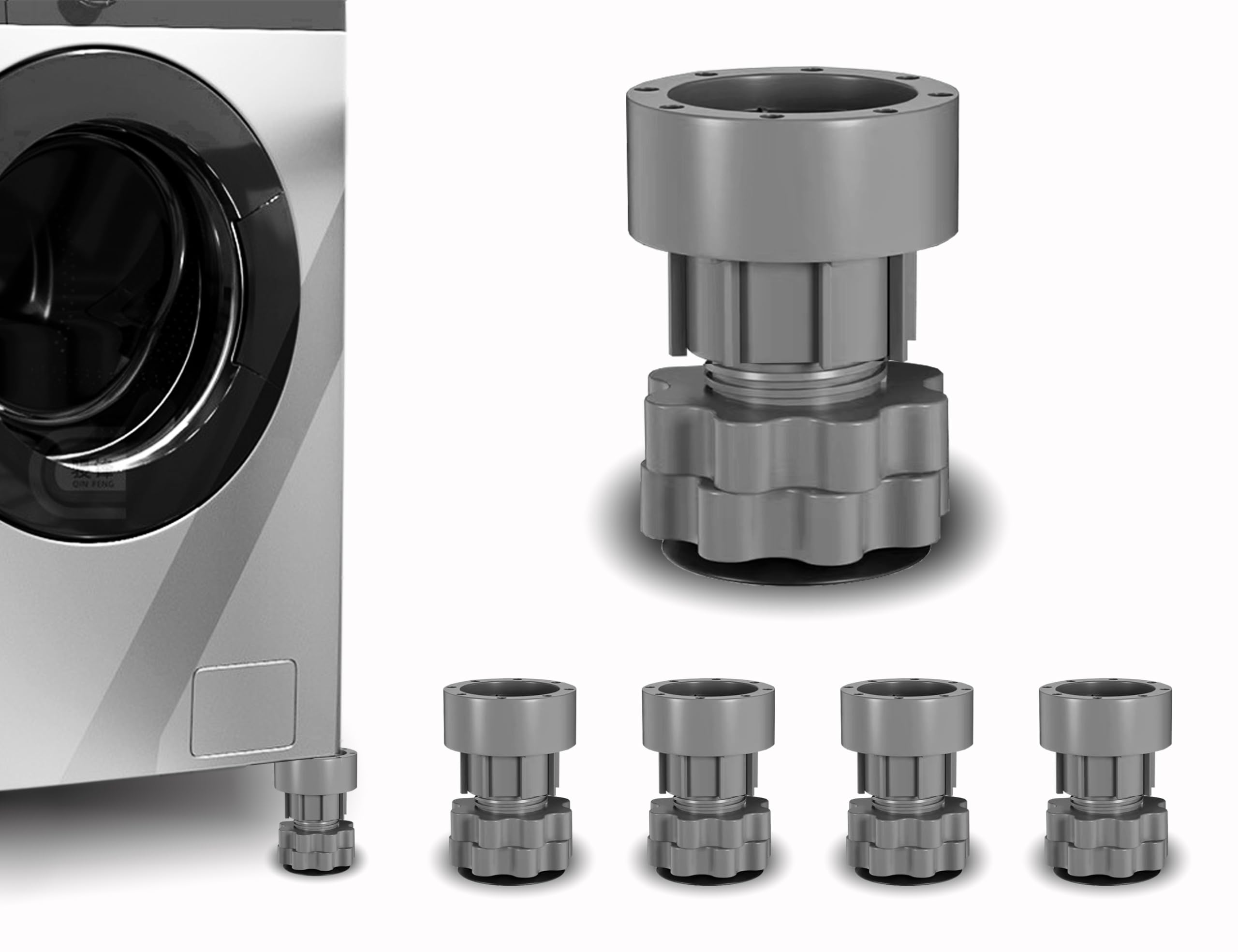 Amazon.com: 4Pcs Anti Vibration Pads for Washing Machine Support ...