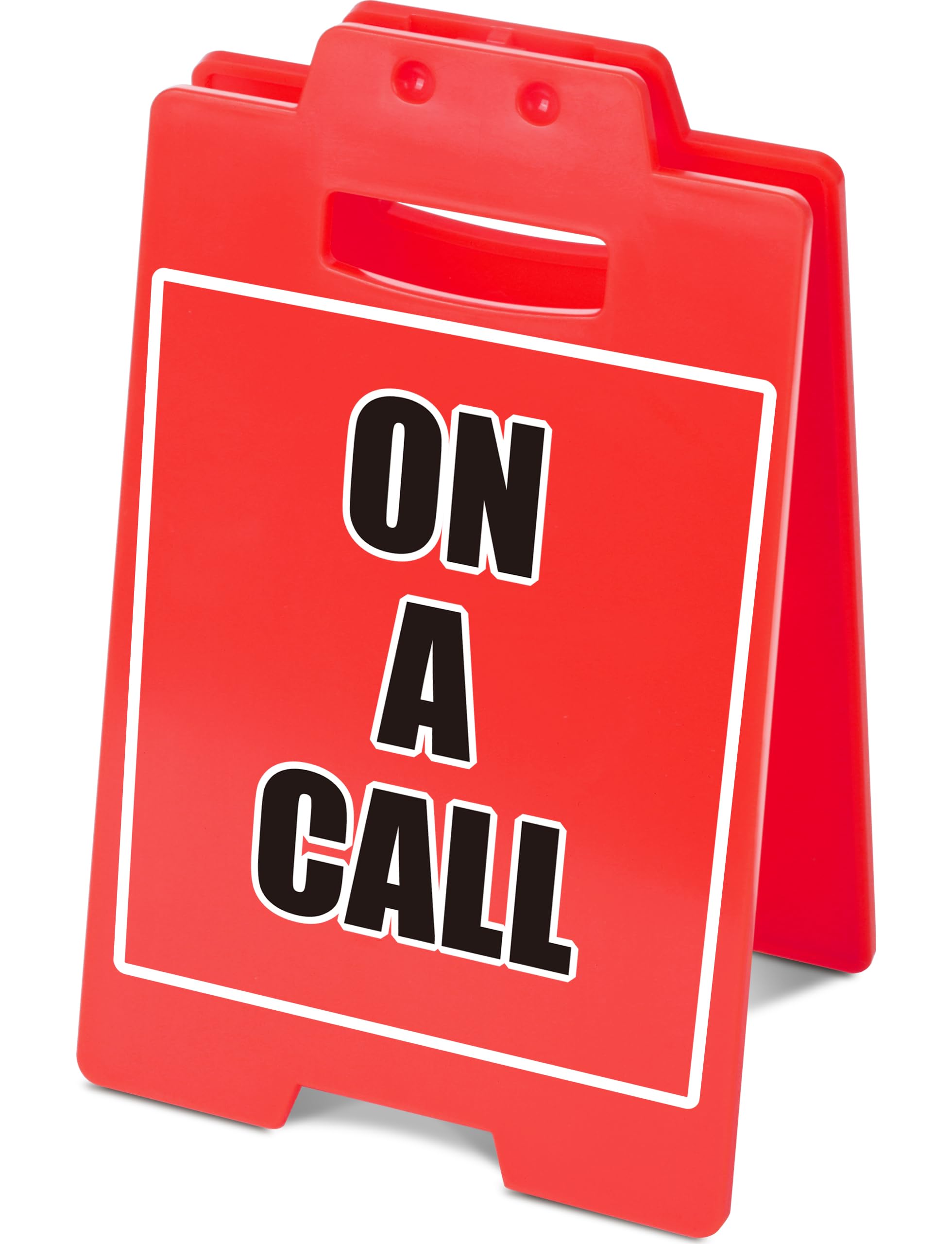 Amazon.com : ON A CALL Desk Red Sign, On a Call Mini Sign for Office ...