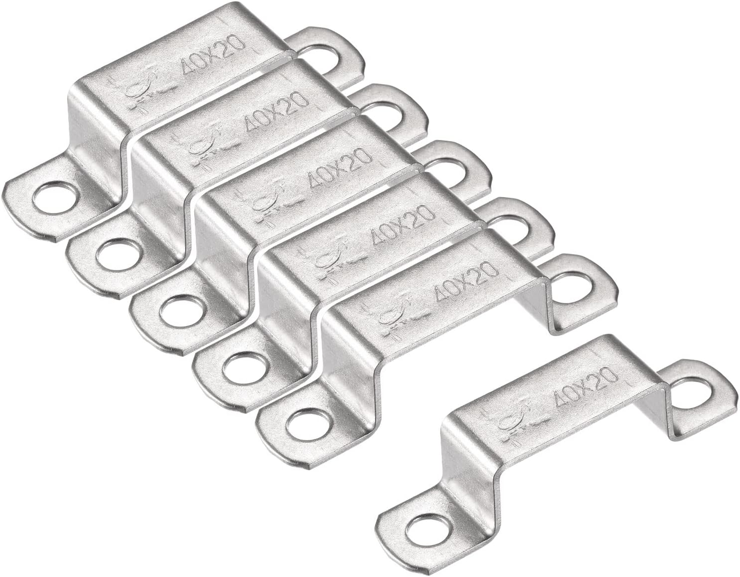 Amazon.com: uxcell U Shaped Connector Bracket 28 x 32mm 304 Stainless ...