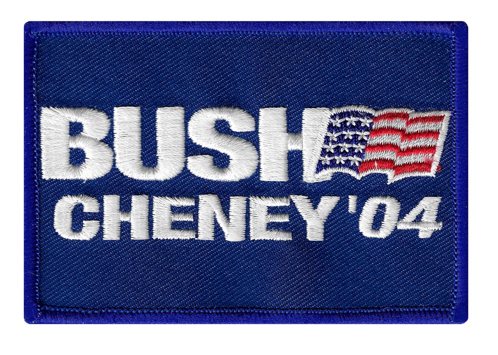 Bush Cheney '04 Embroidered Patch Vote Republican Election Iron-on ...