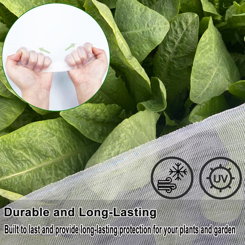Snapklik.com : 6.5Ft X 20Ft Garden Mesh Netting Bird Pest Barrier ...
