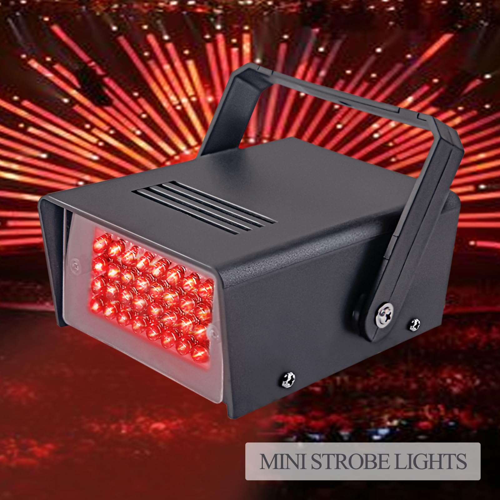 Halloween Outdoor Strobe Light Halloween 100 Count Orange LED Mini
