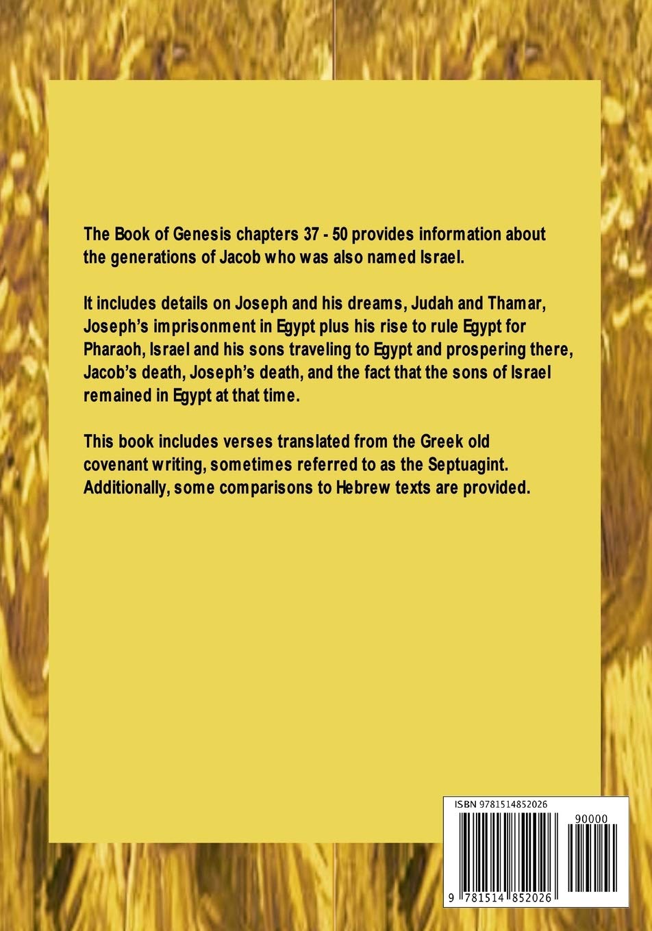 Genesis Chapters 37 50