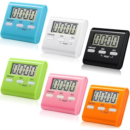 Amazon.com: 6 Pack Multi-Function Electronic Timer - Magnetic Digital ...