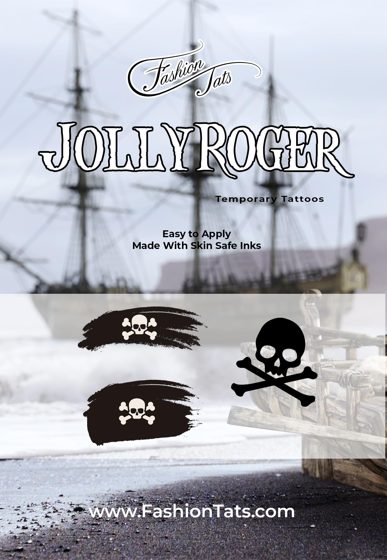 Jolly Roger Ship Tattoo
