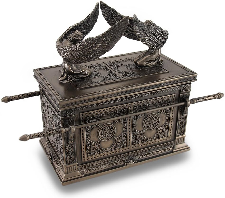 Amazon.com: Stunning Bronze Finished Ark of The Covenant Trinket Box ...