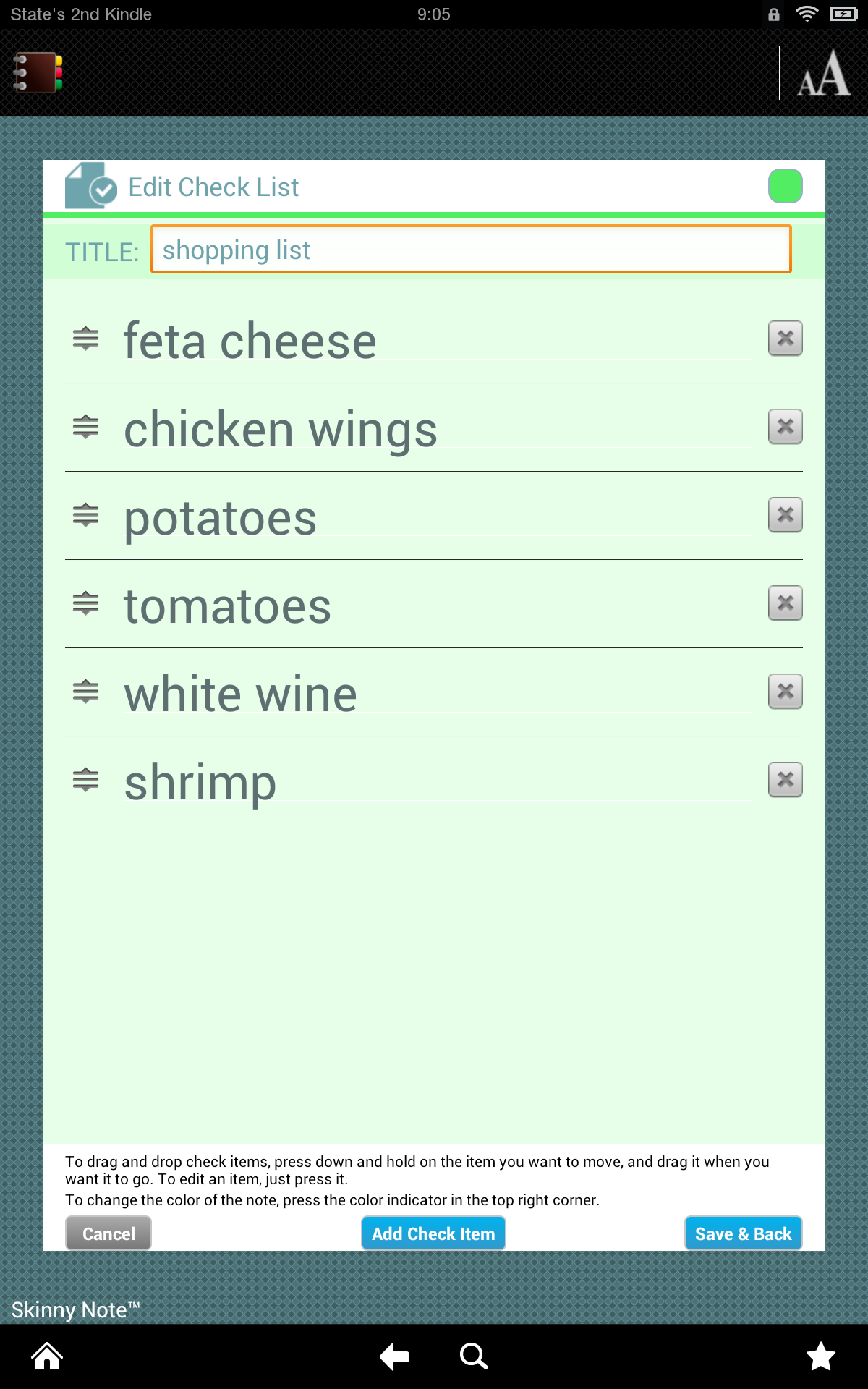 SkinnyNote Notepad Notes - App on the Amazon Appstore