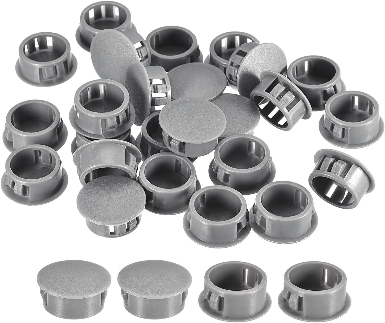 Amazon.com: uxcell 12mm Plastic Hole Plugs, 66Pcs Flush Type Panel ...