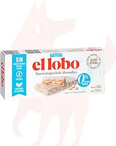 EL LOBO - Turrón Duro Imperial Sin Azúcar Añadido Elaborado con ...