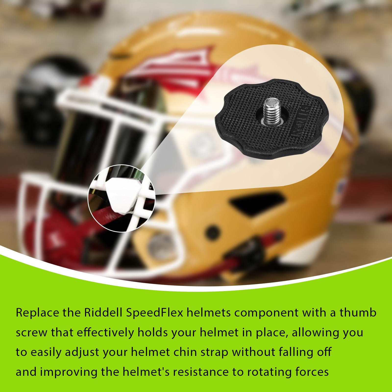 Snapklik.com : ArrogantF Football Helmet Thumb Screws Compatible