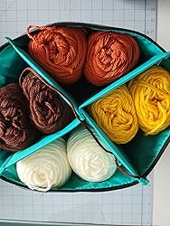 Amazon.com: Yarn Boss Yarn Bag - Travel With Yarn & Knitting Supplies ...