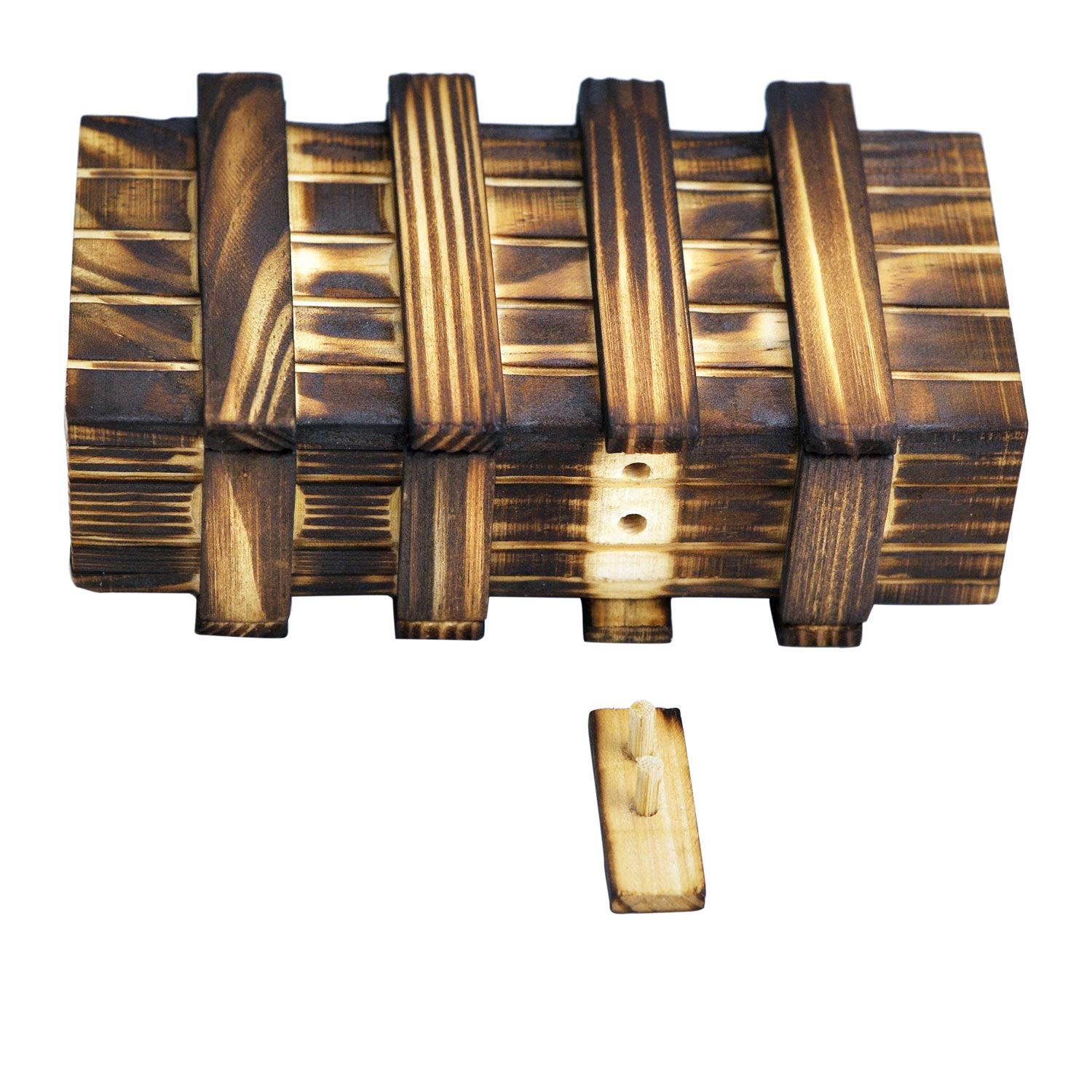 KAILIMENG Puzzle Box, Secret Magic Box with 2 Hidden Compartments ...