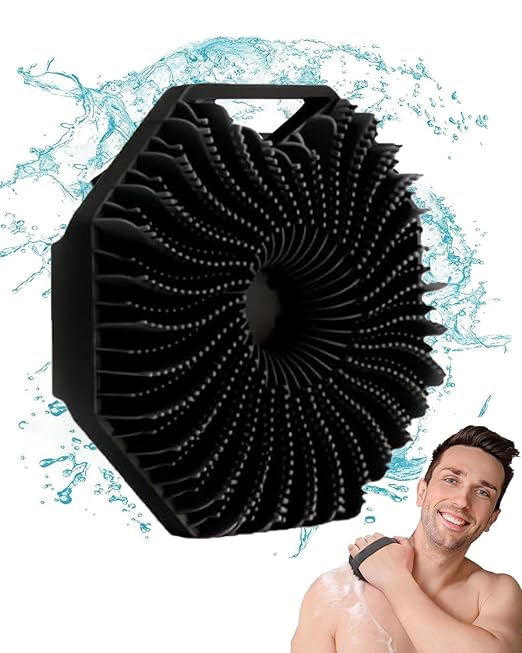 Plexaris Silicone Body Scrubber, Silicone Scrubber for Body, Dry Body ...