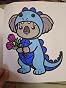 Animals In Costumes: Bold and Easy Coloring Book For Adults or Kids ...