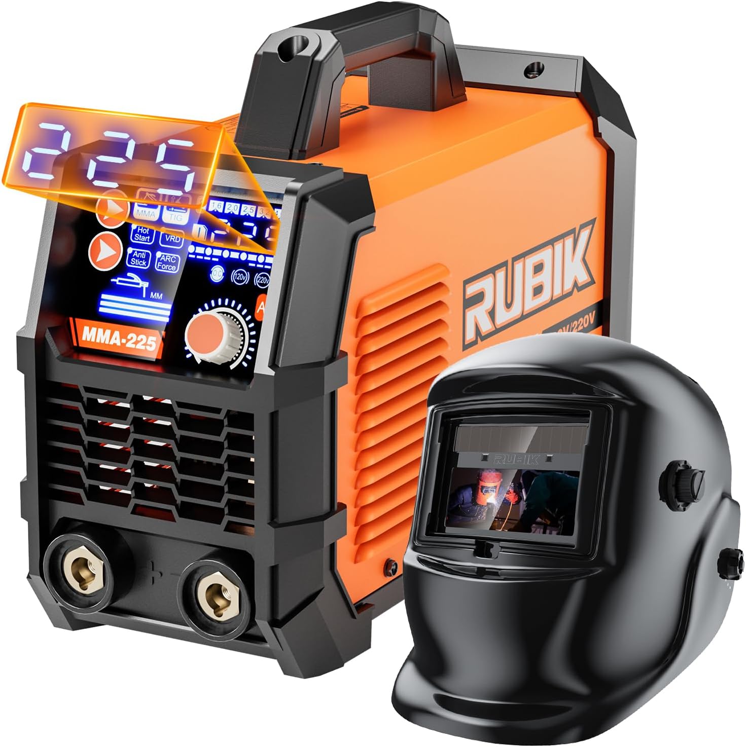 Rubik Stick Welder, ARC MMA 225Amp Electric Welding Machine, IGBT ...
