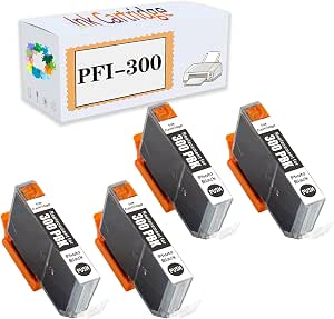 Amazon.com: LISTWA Compatible PFI-300 14.5ML Ink Cartridges Replacement ...