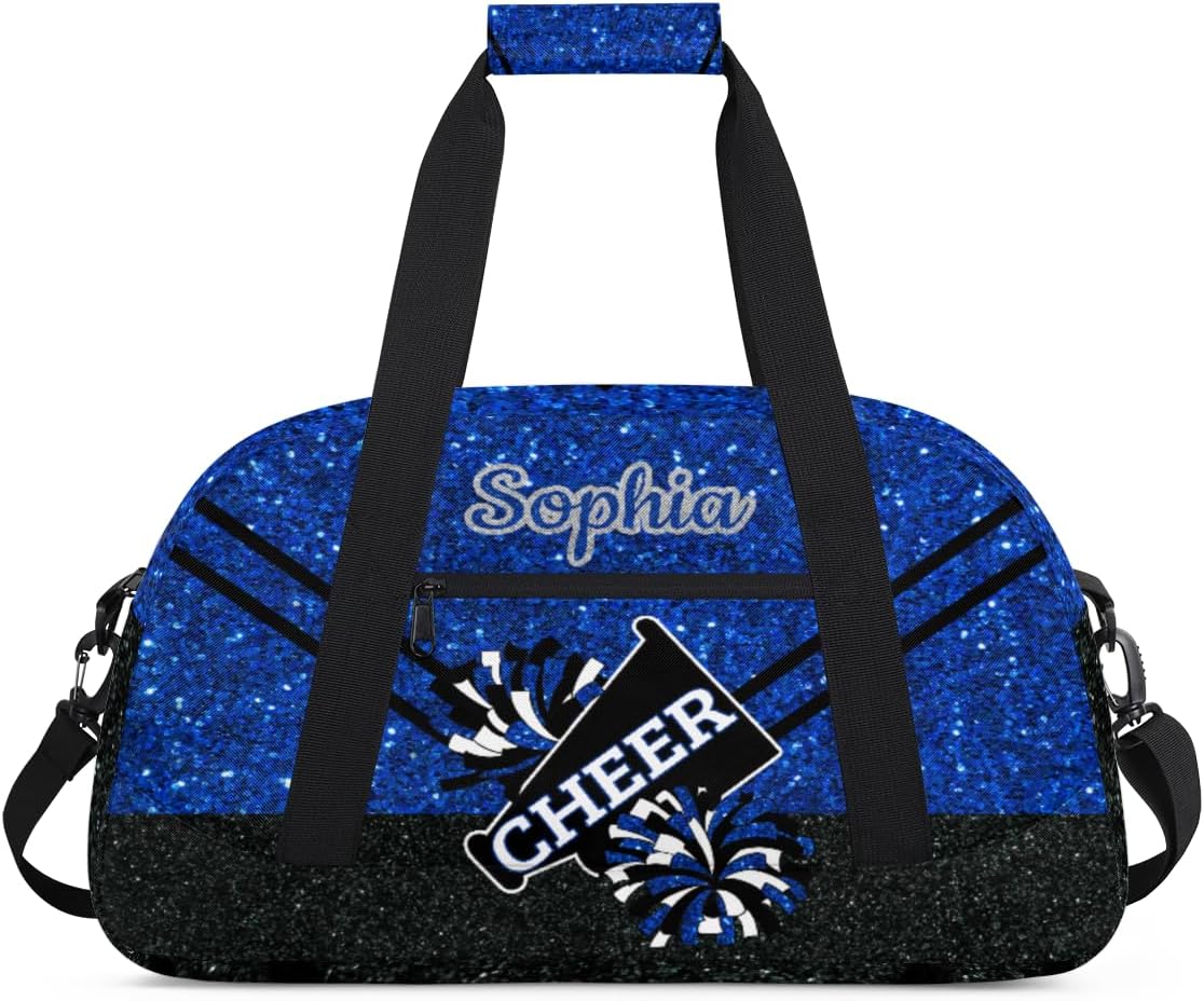 Amazon.com | Personalized Cheer Bag Girl Sport Duffel Bag, Custom Kids ...