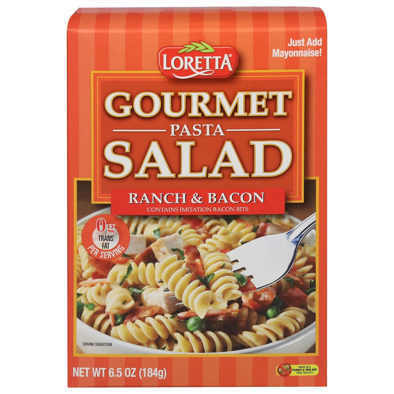 Amazon.com : Loretta, Ranch Amd Bacon Pasta Salad Mix, 6 Ounce ...