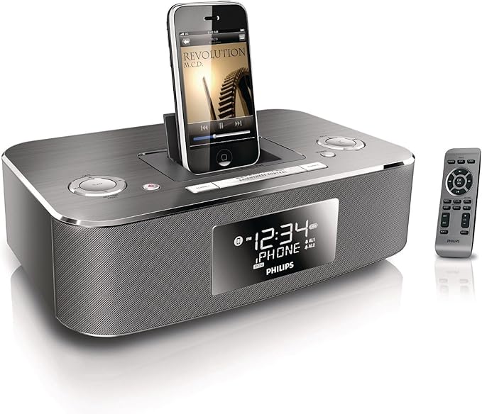 Philips DC290B iPod Dock Radio (Aluminum Carbine) : Amazon.ca: Electronics