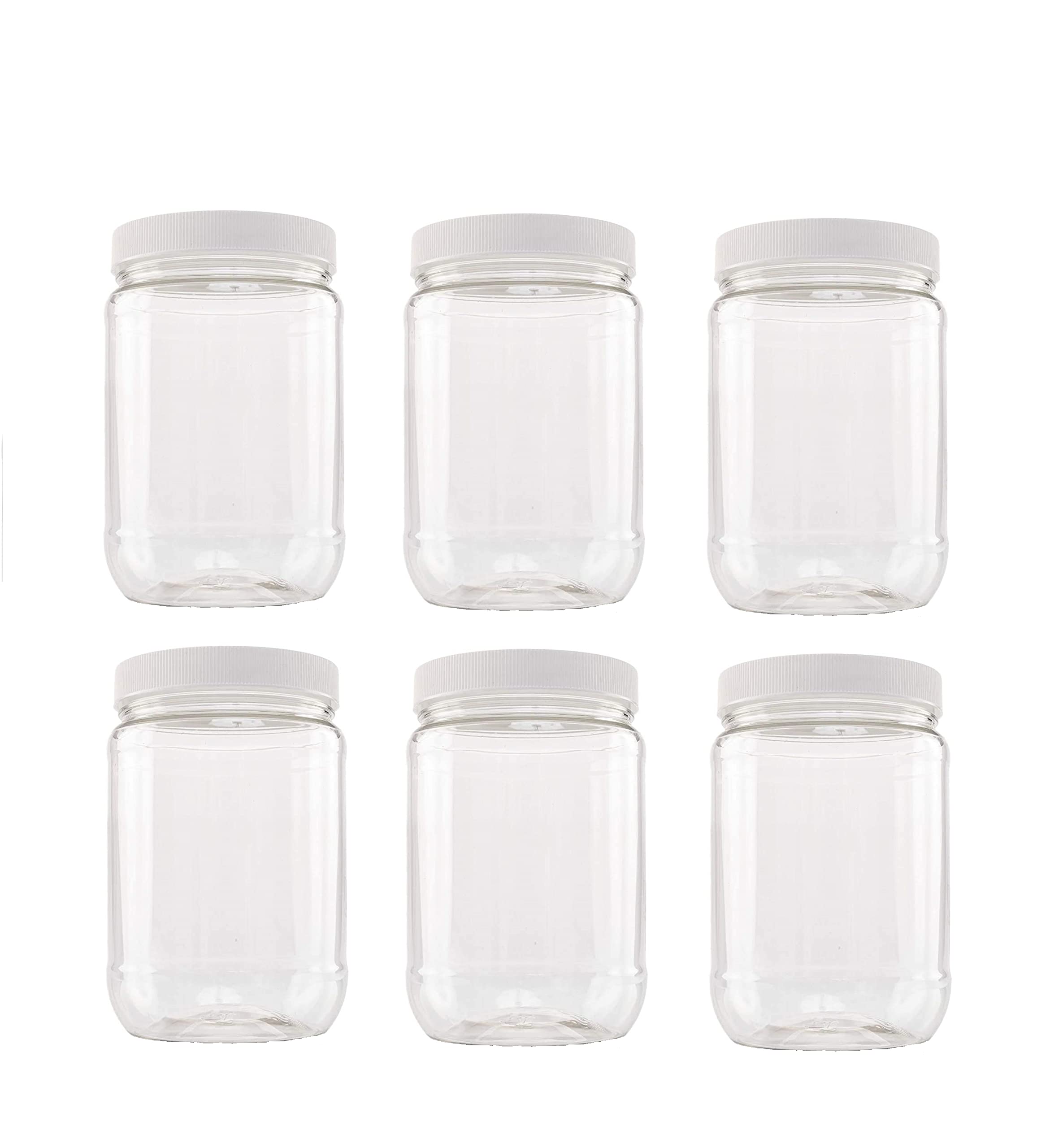 Amazon.com: CLEARVIEW 1 Gallon Plastic Jar - 2 Pack | Containers and ...