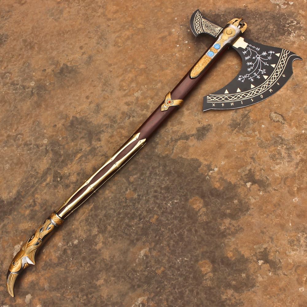 Buy Axe, Life-Size, Kratos Inspired, Viking Axe Kratos Axe God of War ...