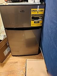 Amazon.com: willz WLR31TS1 Compact Refrigerator, 3.1 Cu.Ft Fridge With ...