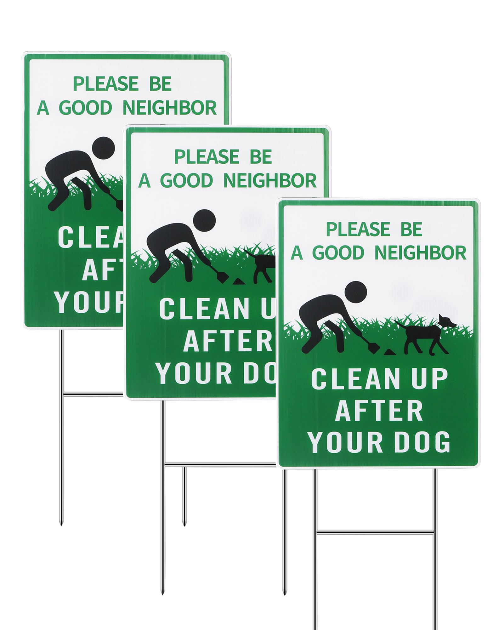 Amazon.com : Thten Please Clean Up After Your Dog,Pick Up Your Dog Poop ...