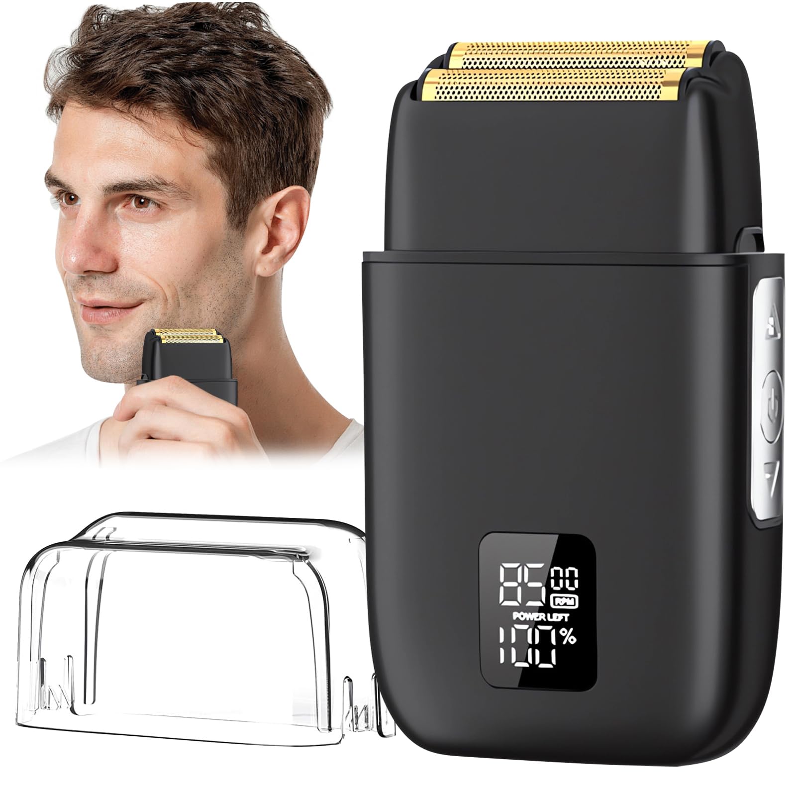 Amazon.com: Electric Razor for Men - Shavers for Men with Double Foil ...