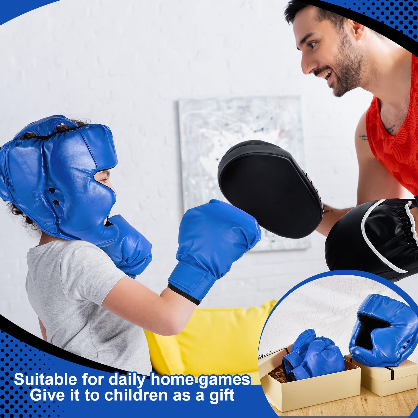 Snapklik.com : Kanayu 12 Pcs Kids Boxing Equipment Set For Beginners ...