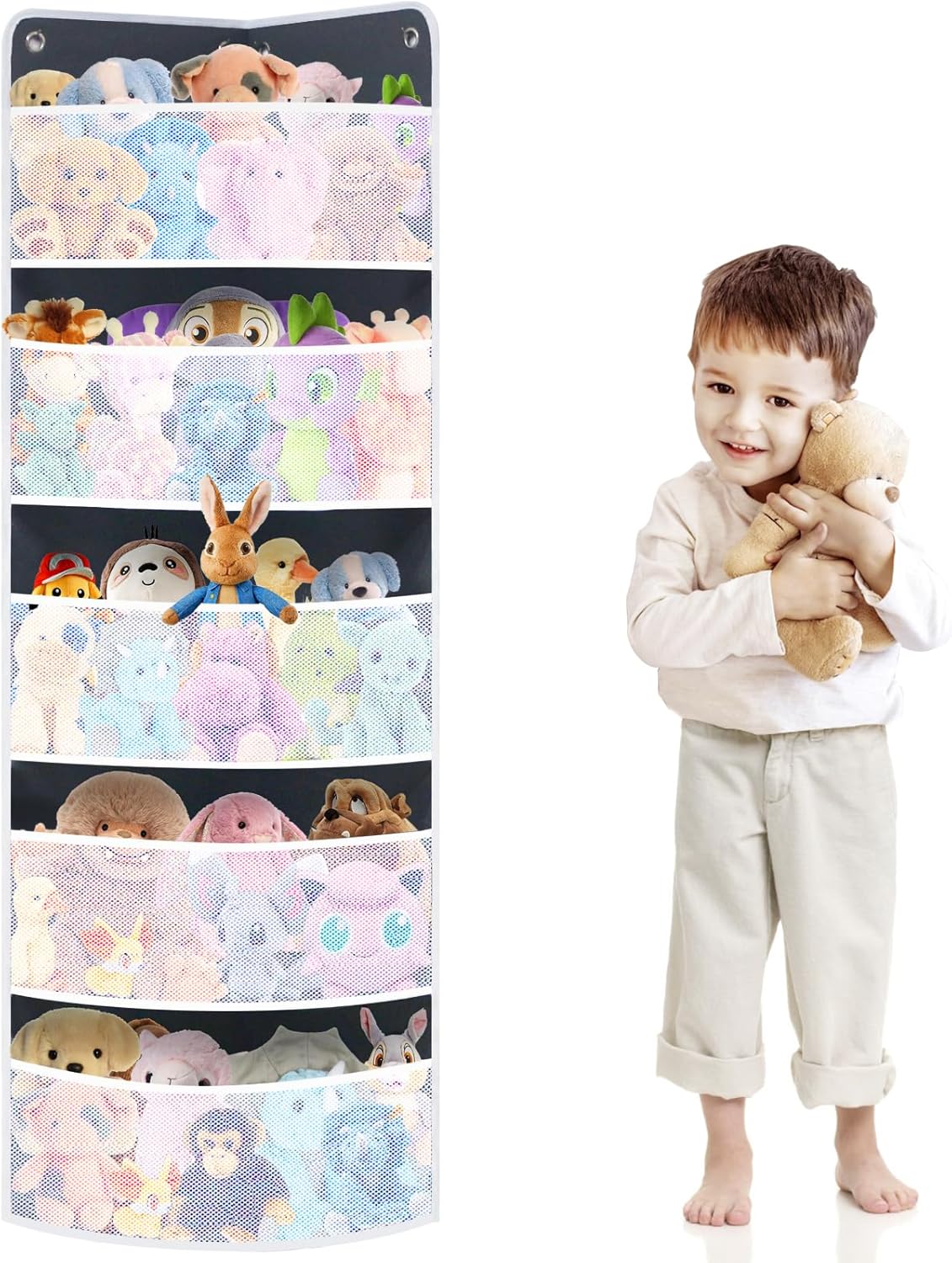 Amazon.com: Soft Corner Shelf- Corner Toy Storage Organizer- Wall Mount ...
