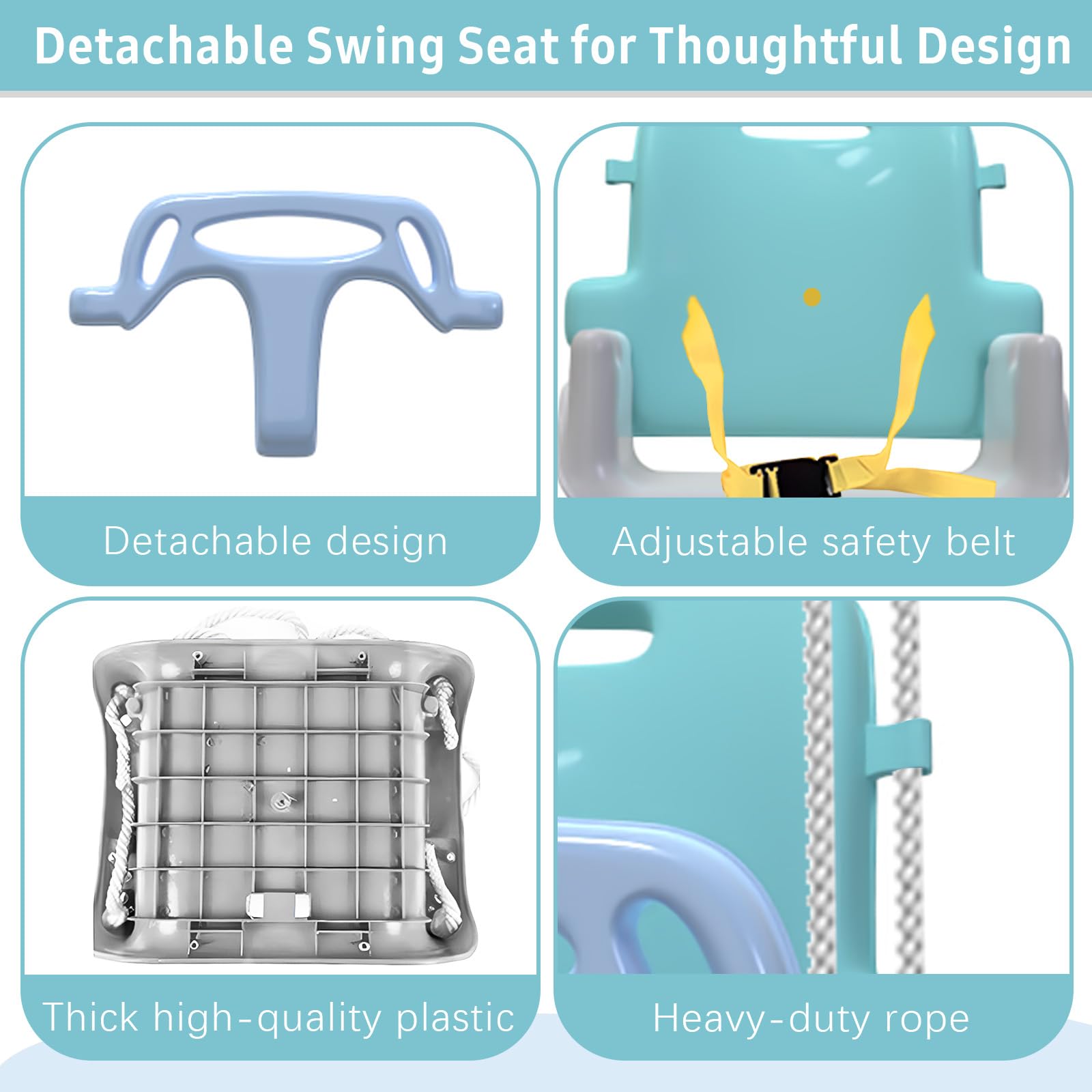 Snapklik.com : Multifunctional Toddler Swing, Foldable Baby Swing ...