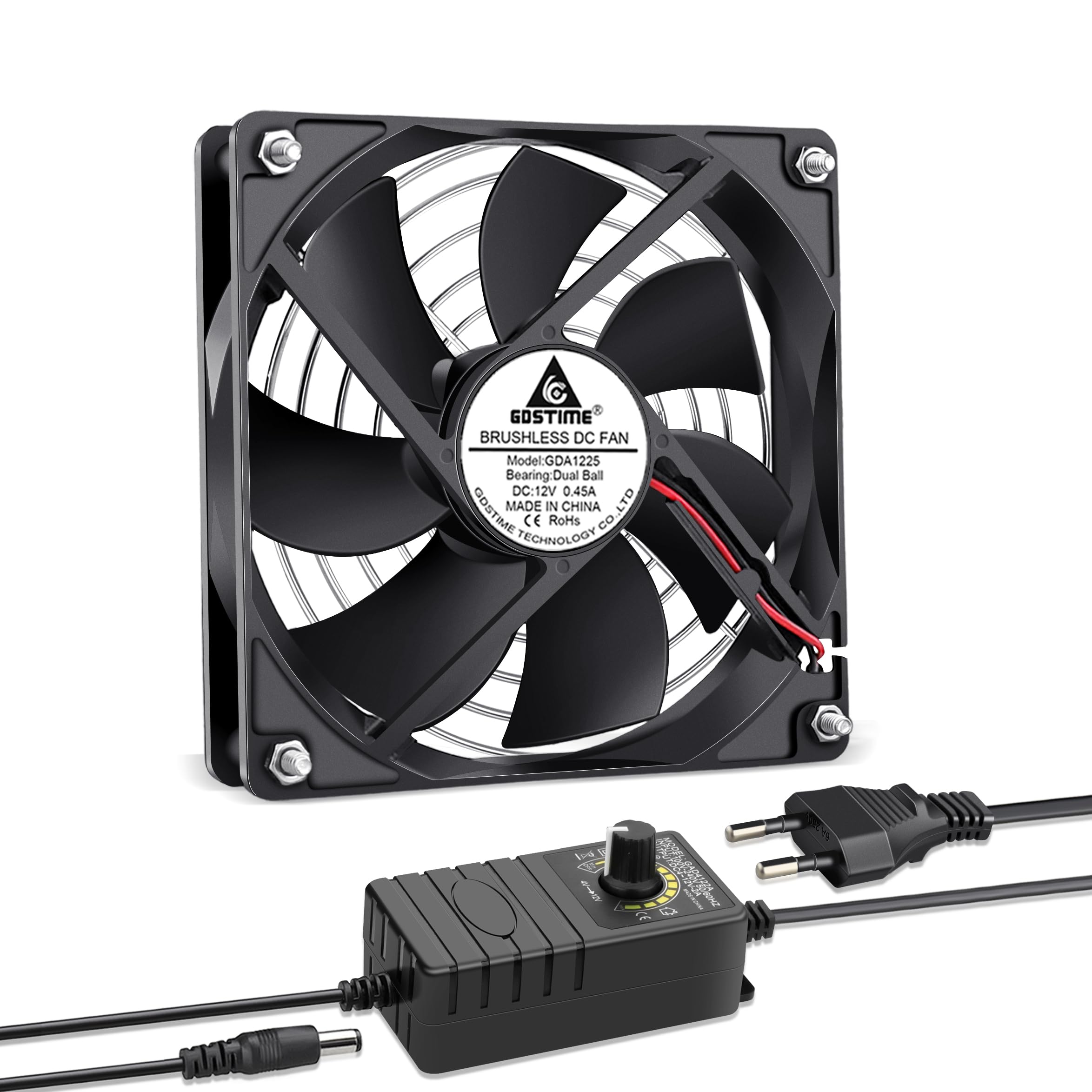 Usb Fan GDSTIME AC 15050 150mm X 50mm 220V 230V 240V Dual Ball Bearing ...