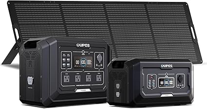 Amazon.com : OUPES 3072Wh Mega 1 Power Station Kit with B2 Extra ...