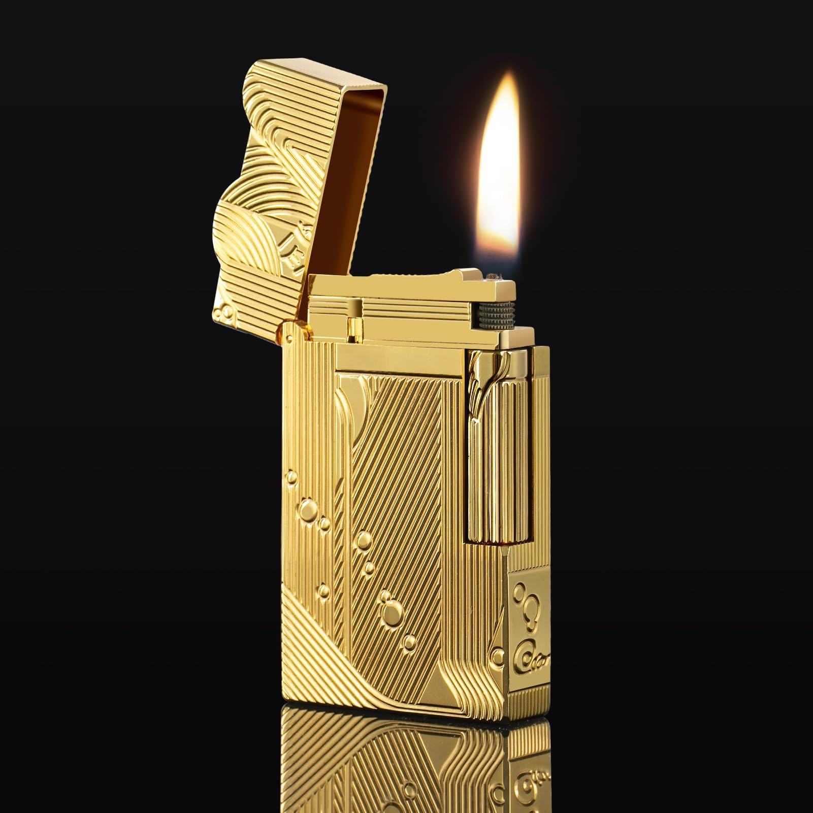 Amazon.com: Jet Torch Cool Lighter with Vintage Metal Design, Unique ...
