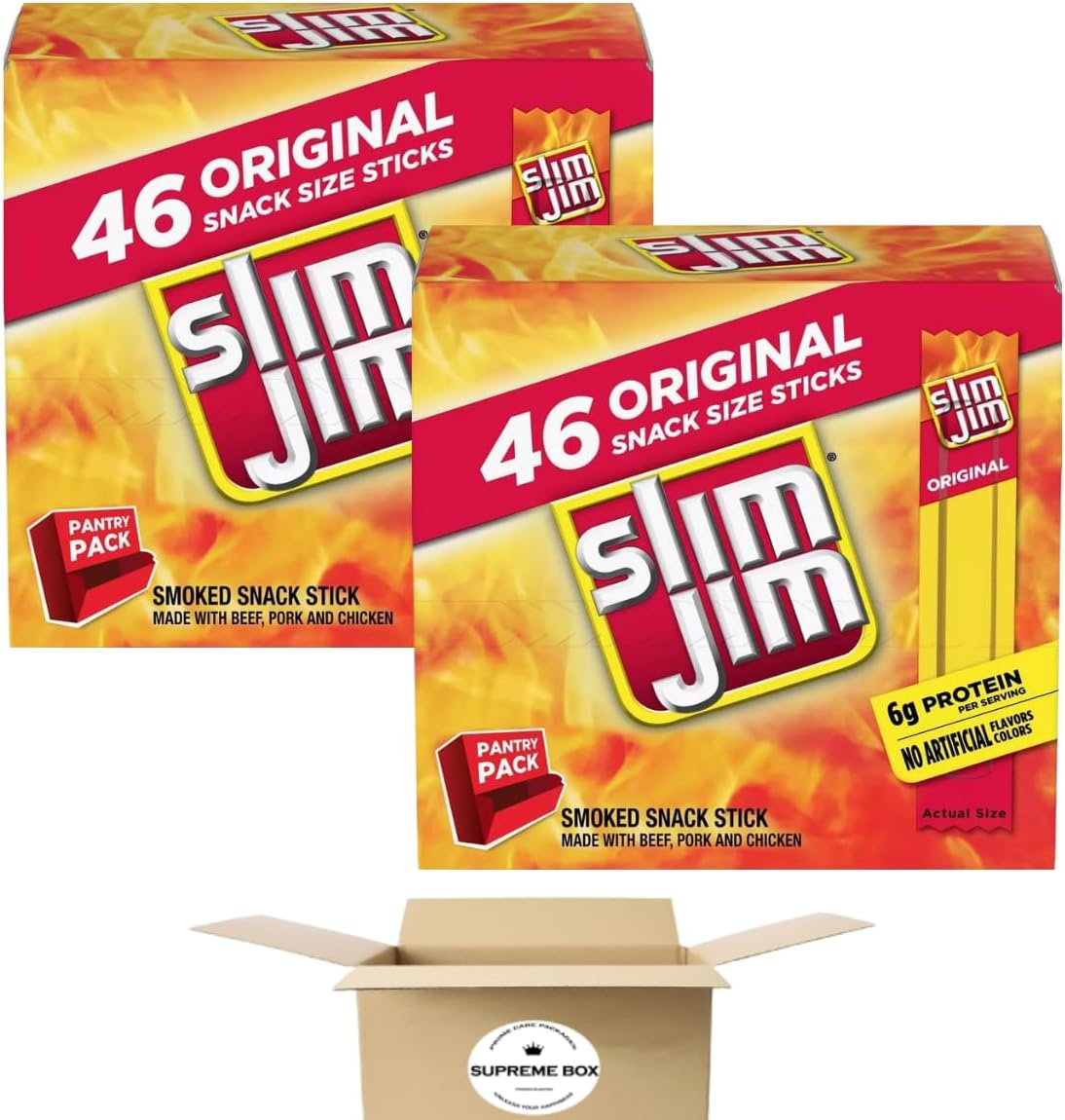 Amazon.com: An Item of Slim Jim Original (120 ct.) - Pack of 1 - Bulk ...