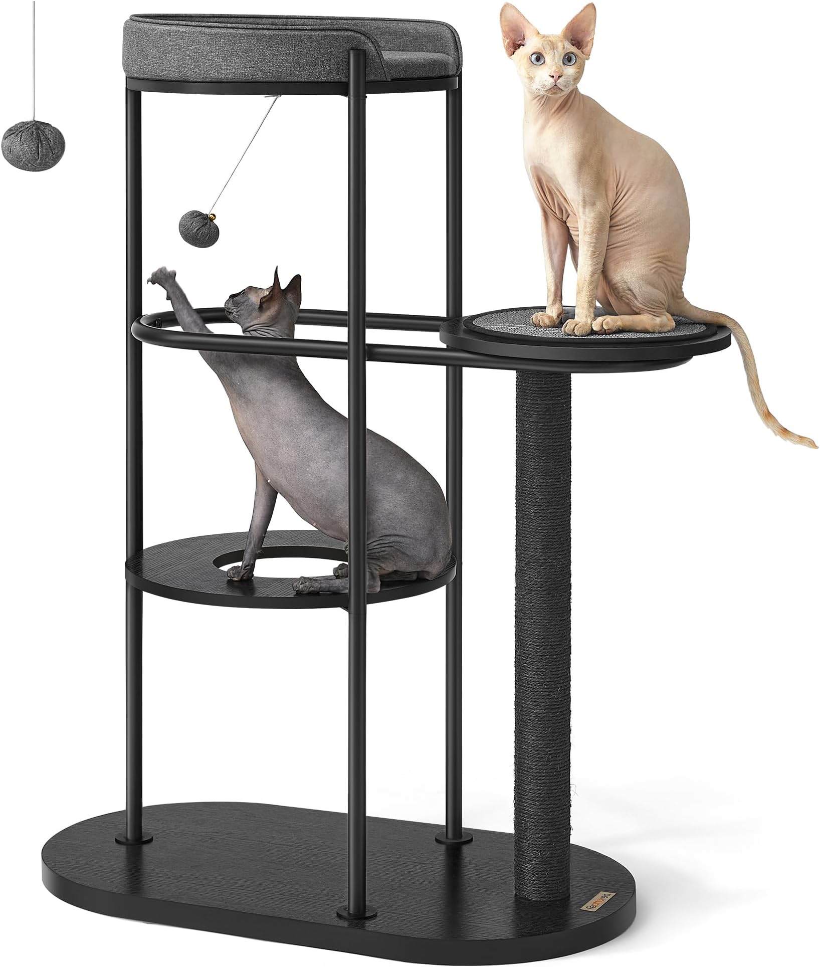 Amazon.com : Feandrea by SONGMICS HOME Modern Cat Tree, Heavy Duty Cat ...