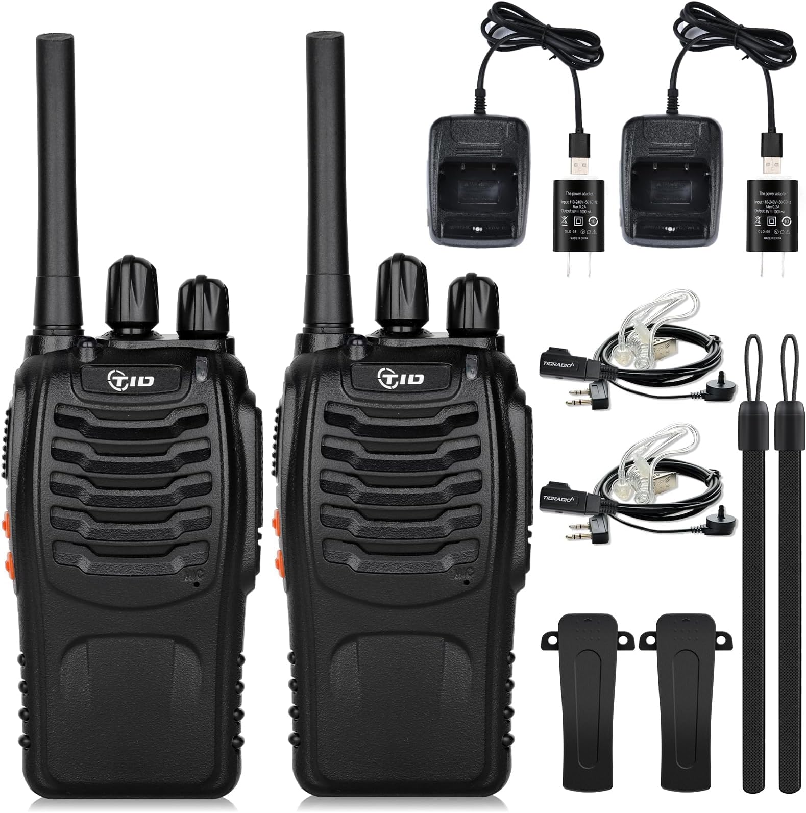 Amazon.com: Walkie Talkies Voice Scrambler with Earpiece for Adults ...