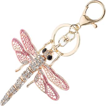 MALUGOGO Dragonfly Key Ring Key Pendant with Gradient Color ...