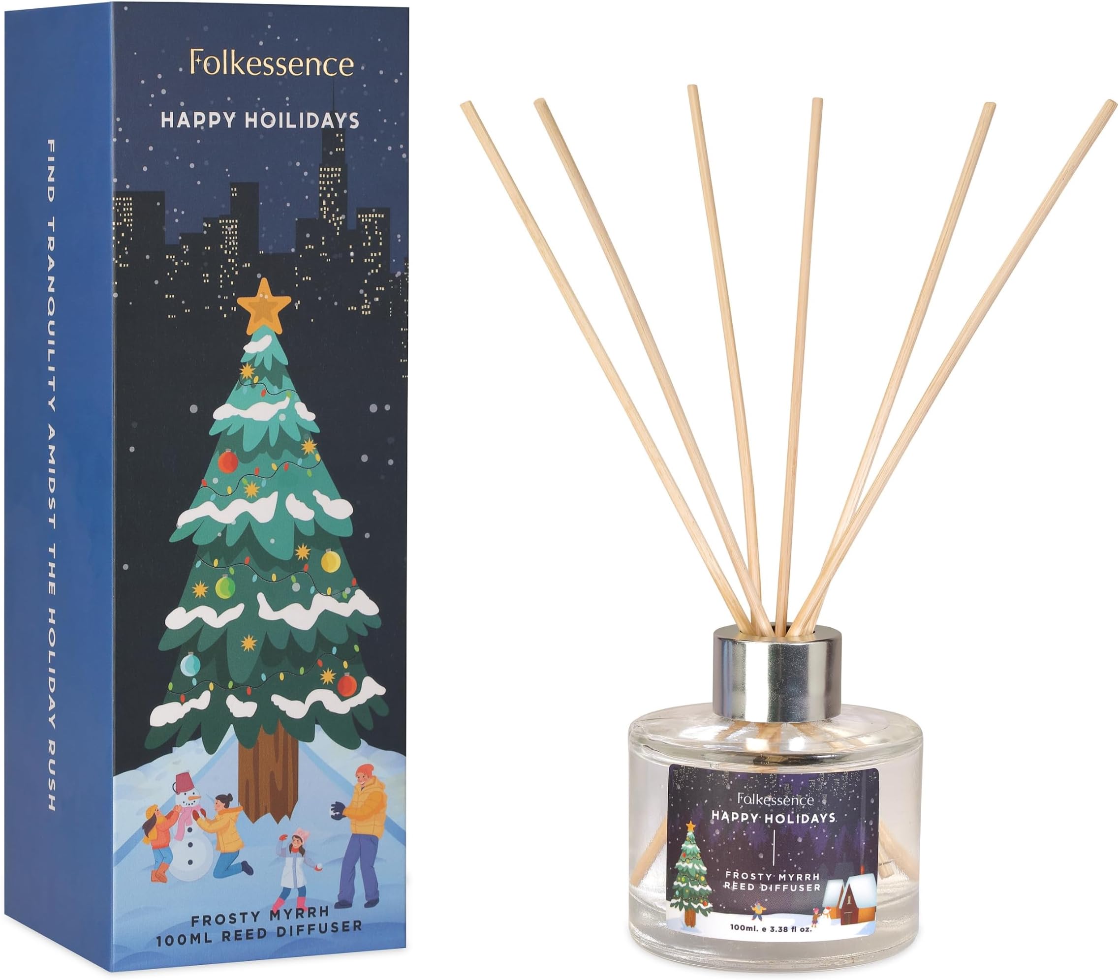 Amazon.com: ANDALUCA Evergreen Pine Botanical Reed Diffuser | 7.5 fl oz ...