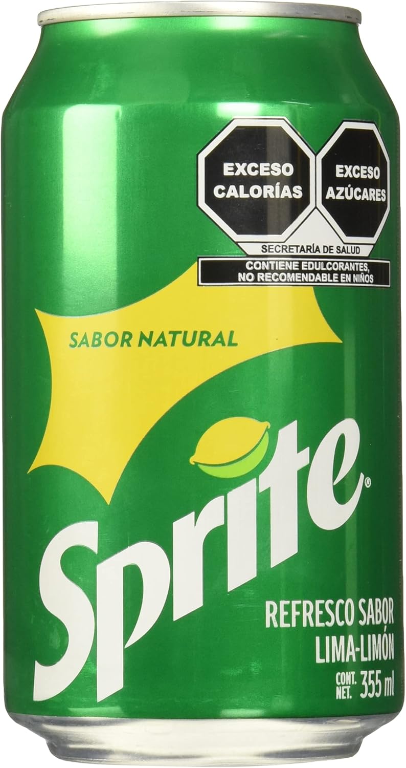 Sprite 6 Pack Refresco Sabor Lima-Limón Lata 355 ml cada uno. : Amazon ...