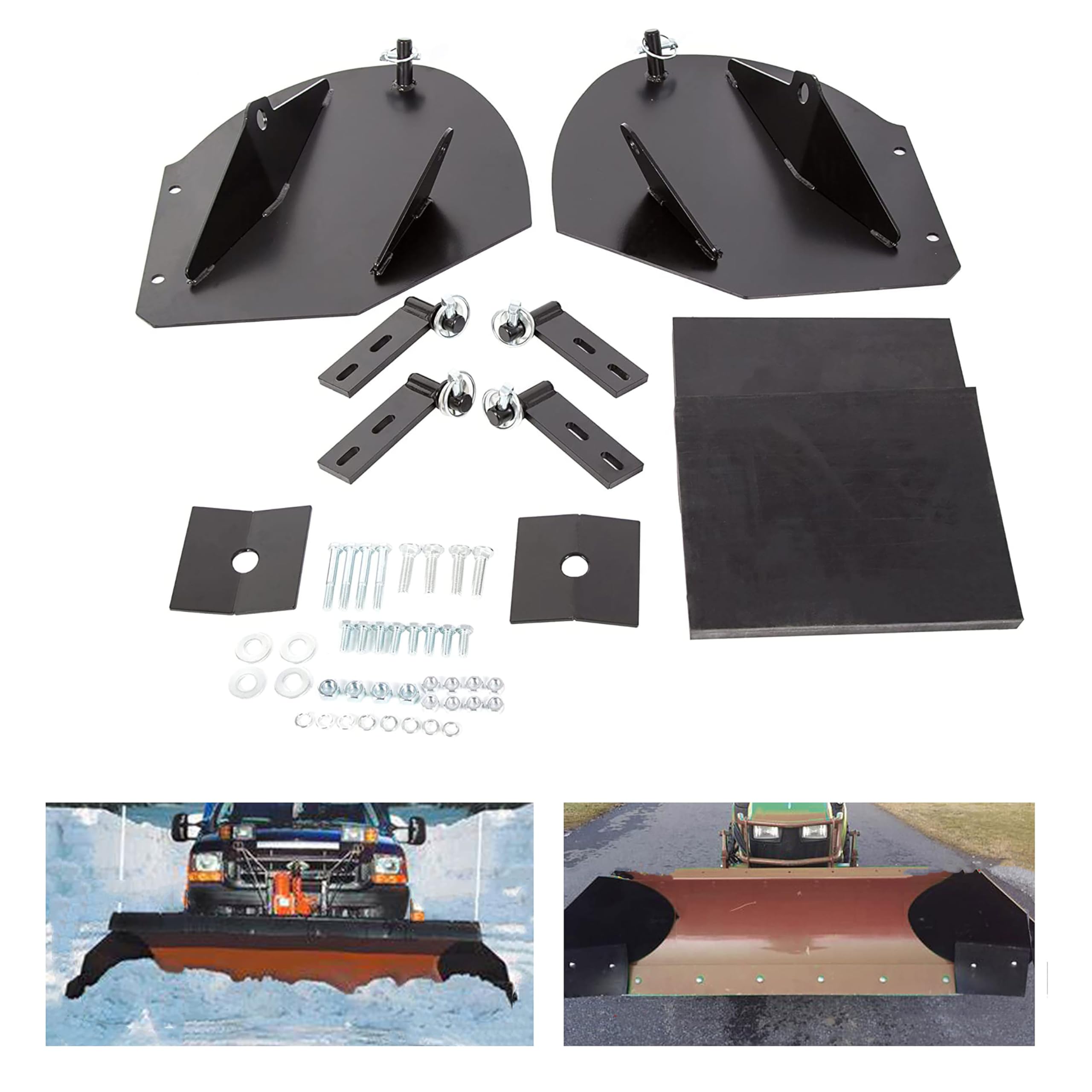 HECASA Universal Heavy Duty Snow Plow Pro-Wing Blade Extenders ...