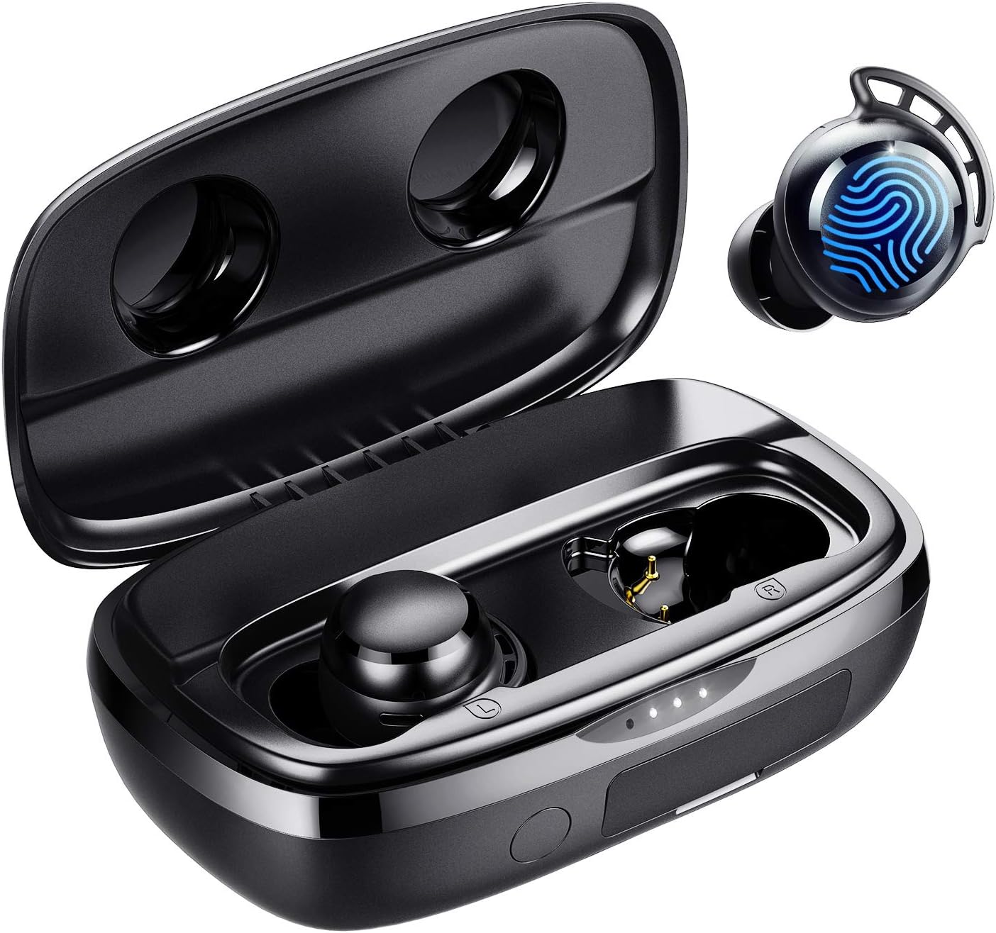Amazon.com: F9 True Wireless Earbud with Power Bank with Bluetooth ...
