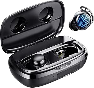 Tribit Wireless Earbuds, 100H Playtime Bluetooth 5.0 IPX8 Waterproof ...