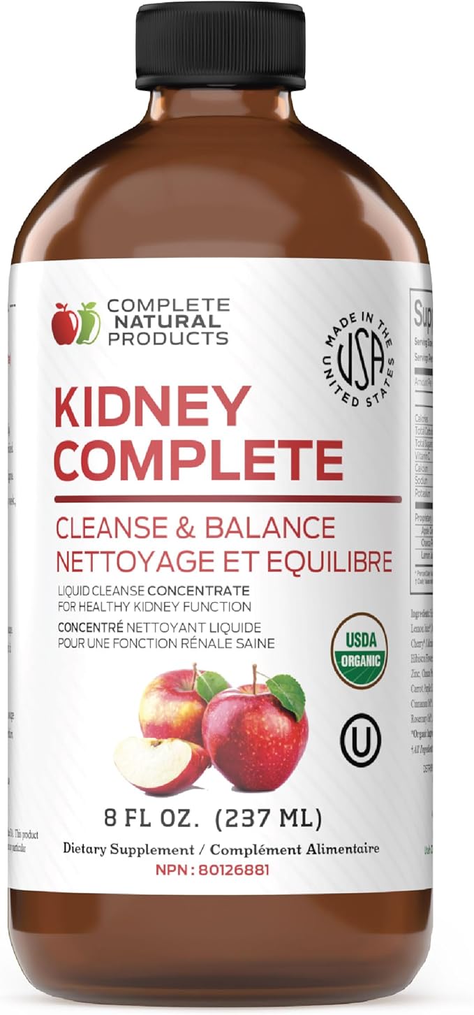 Amazon.com: Complete Natural Products Kidney Complete - 8oz Organic ...