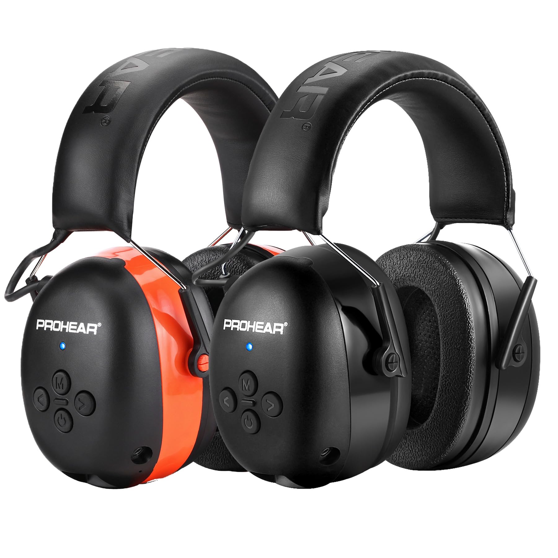PROHEAR 037 2 Pack Bluetooth 5.0 Hearing Protection Headphones, 25dB ...